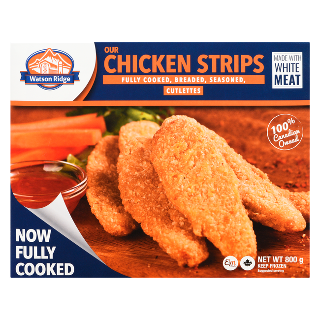 Watson Ridge Chicken - Strips Breaded ea/800gr