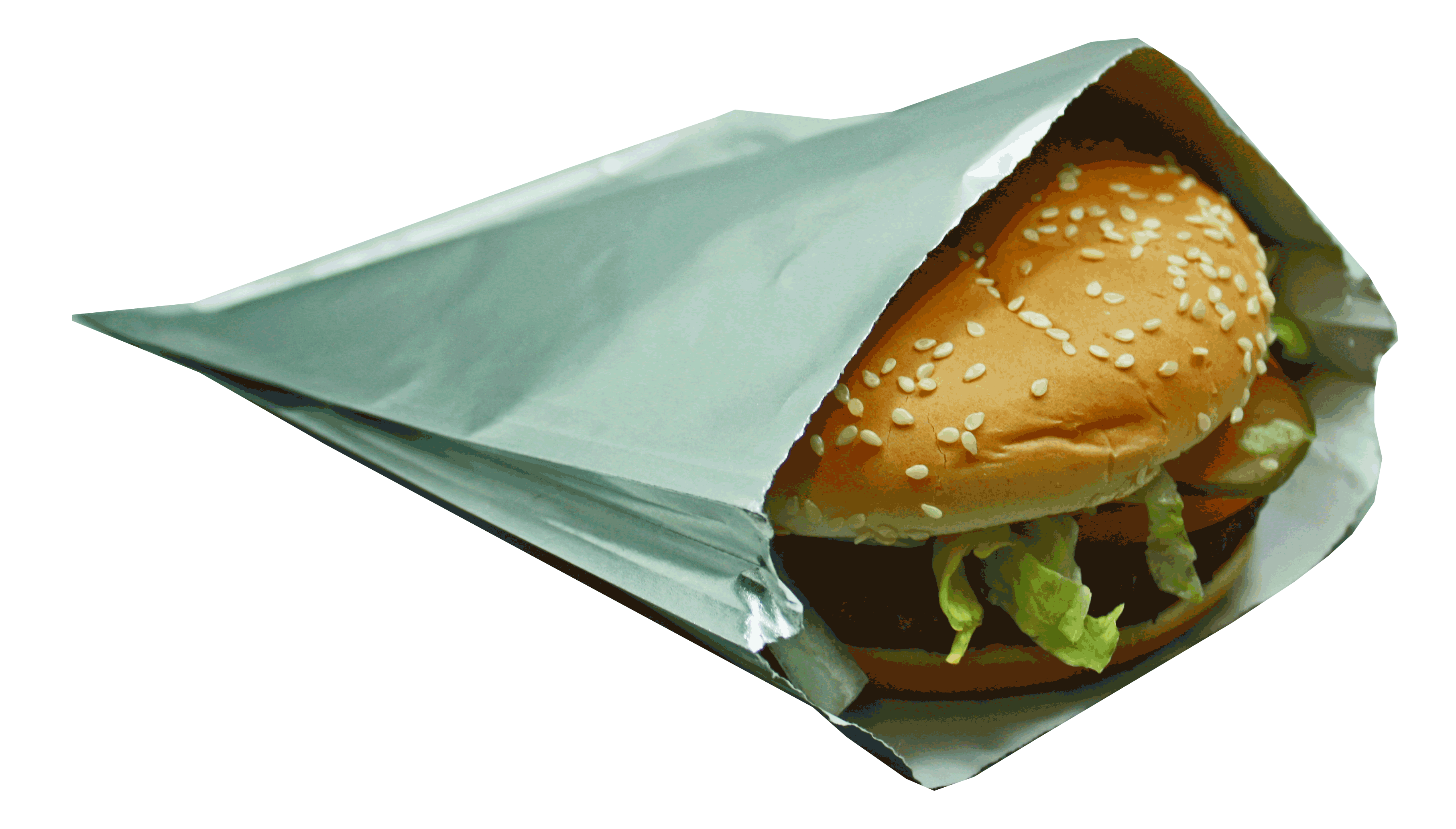 Atlas Foil Hamburger Bag Plain 500/cs