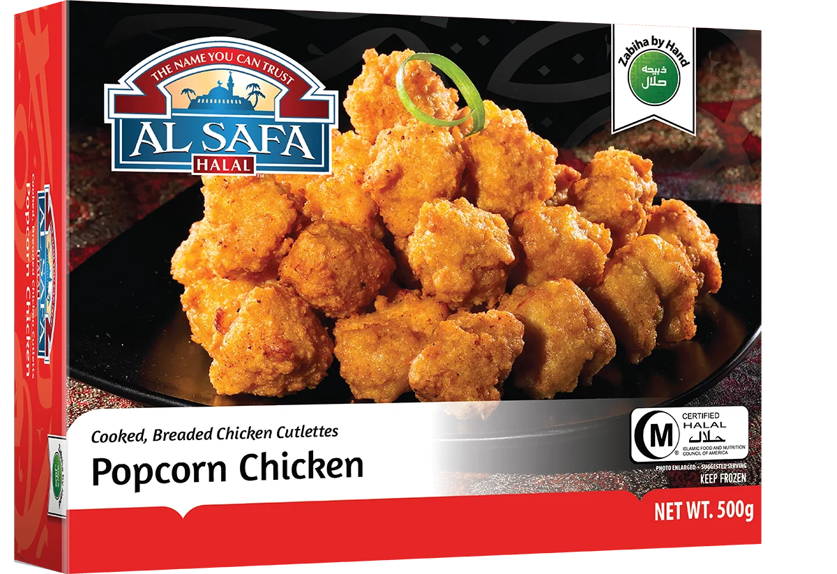 Al Safa - Chicken Popcorn (Breaded) 12x500gr