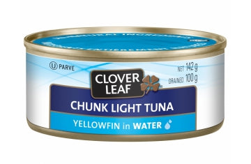 Cloverleaf Tuna - Chunk Light in Water 24x142gr