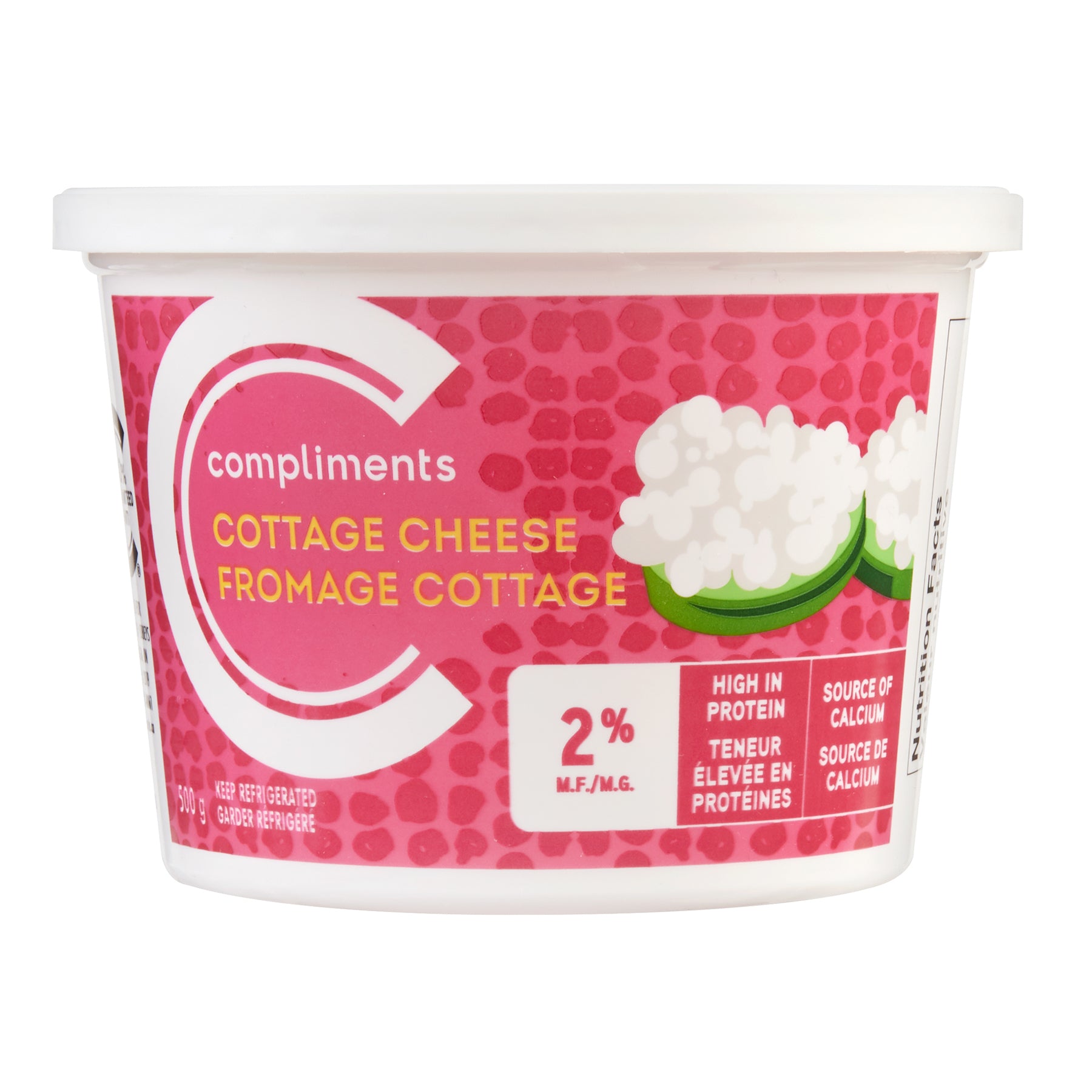 Compliments Cottage Cheese (2%) ea/500ml