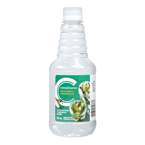 Compliments Vinegar - White 18x500ml