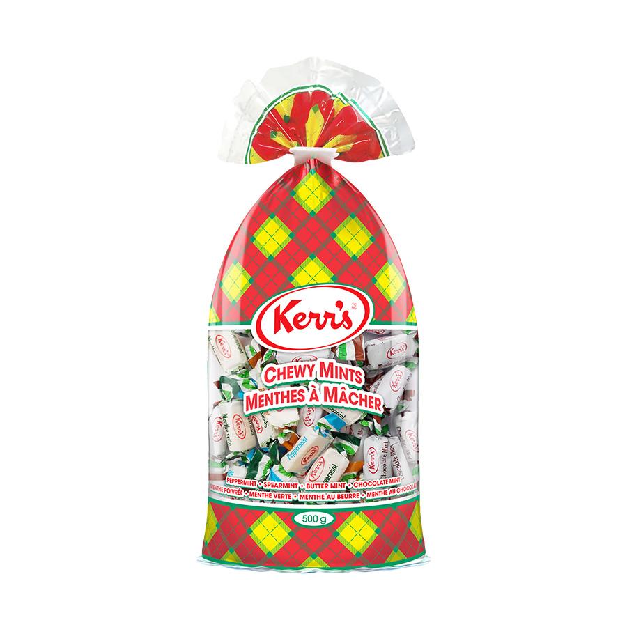 Kerr's Twist Top Chewy Mints Assorted 4x500g