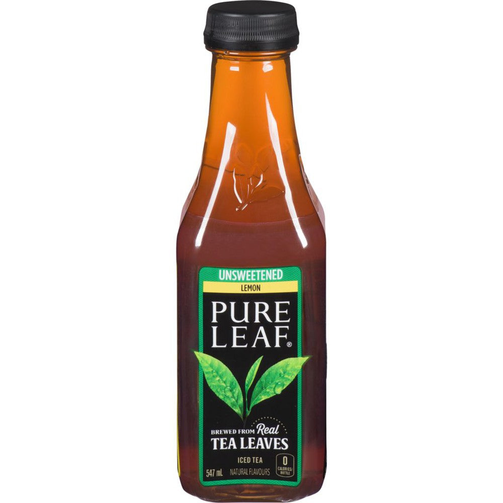 Lipton Pure Leaf Tea UnSweetened Lemon 12x547mL