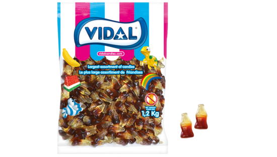 Vidal Candy Cola Bottles 1x1.2Kg